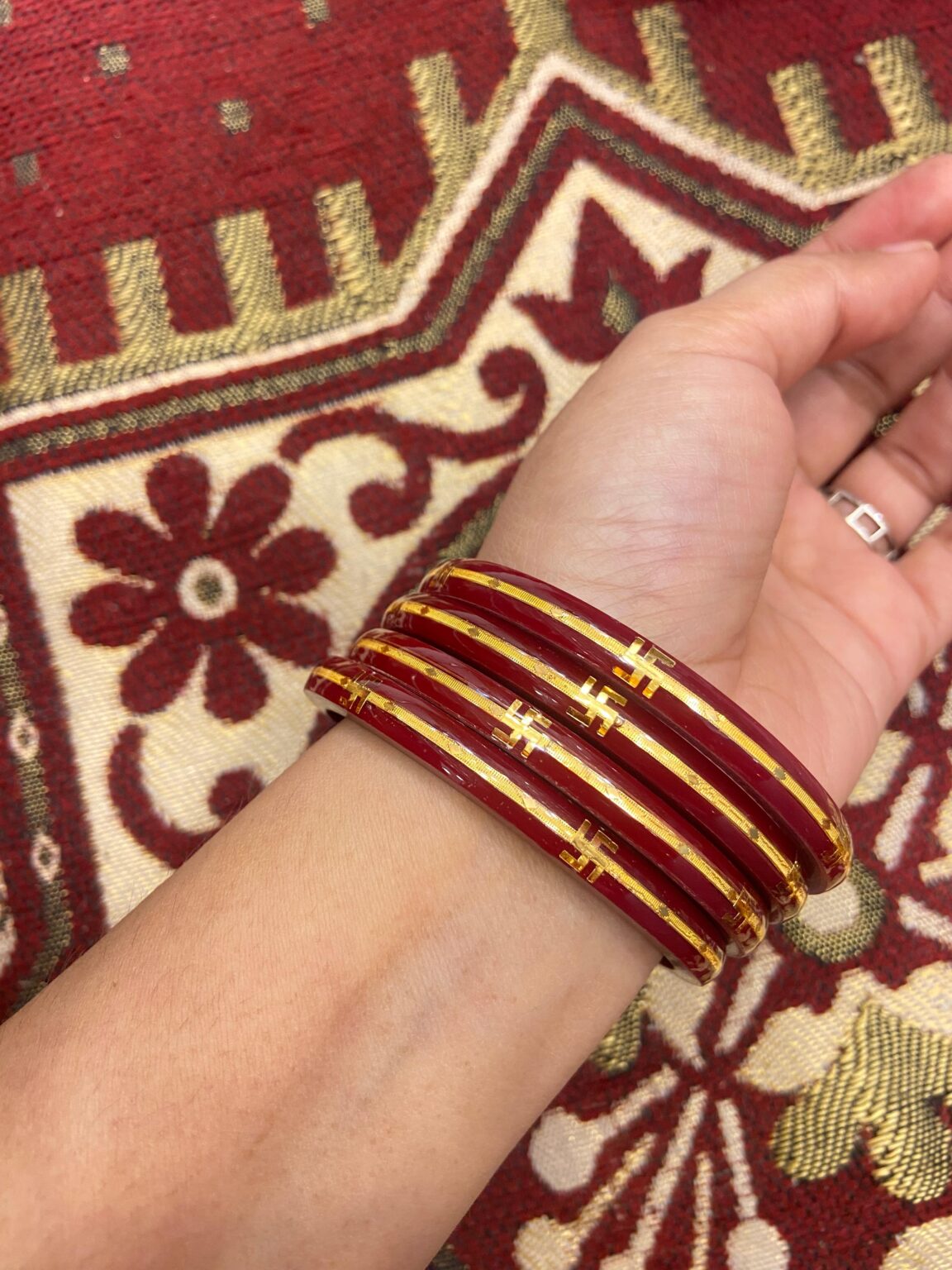 Swastik Simple Design pola – Swarna Payel